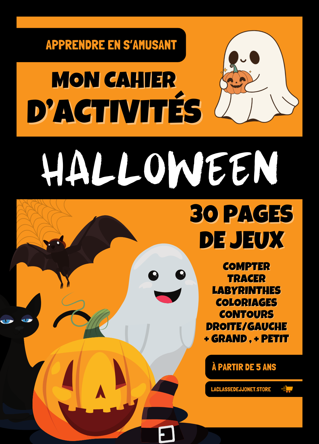 Cahier d'activités - HALLOWEEN (PDF)